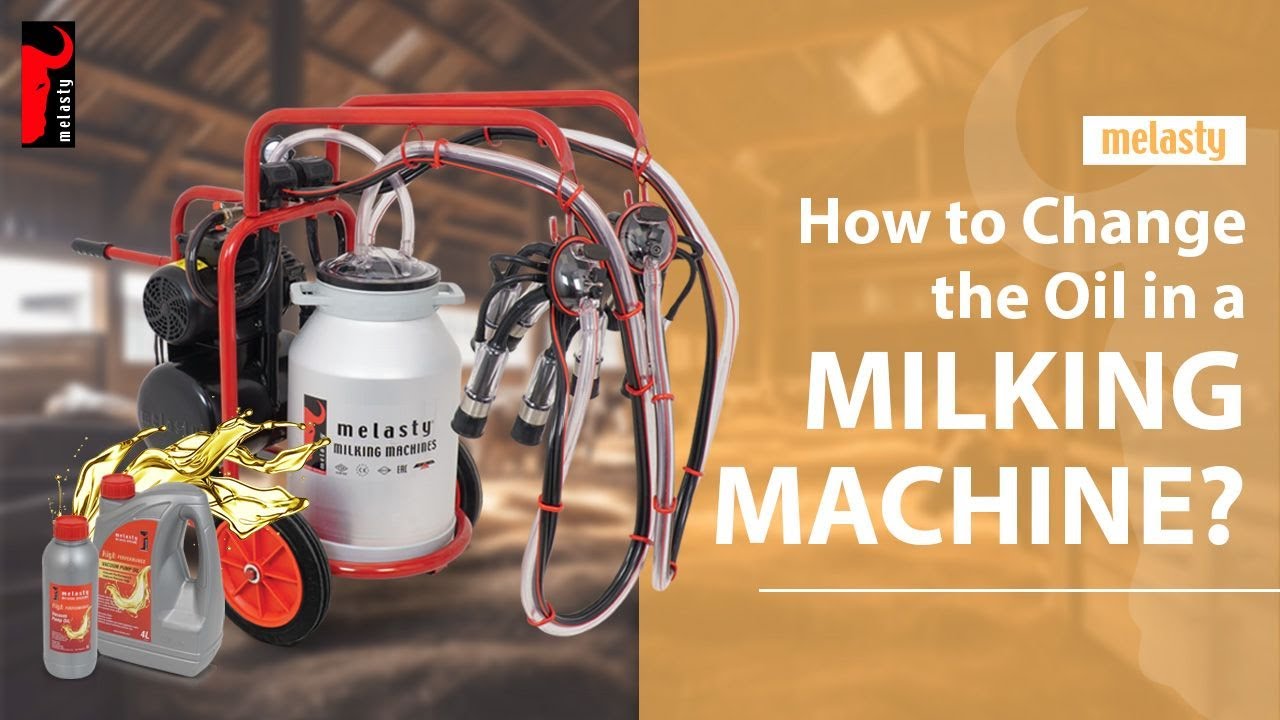 How to Change the Oil in a Milking Machine ? - YouTube