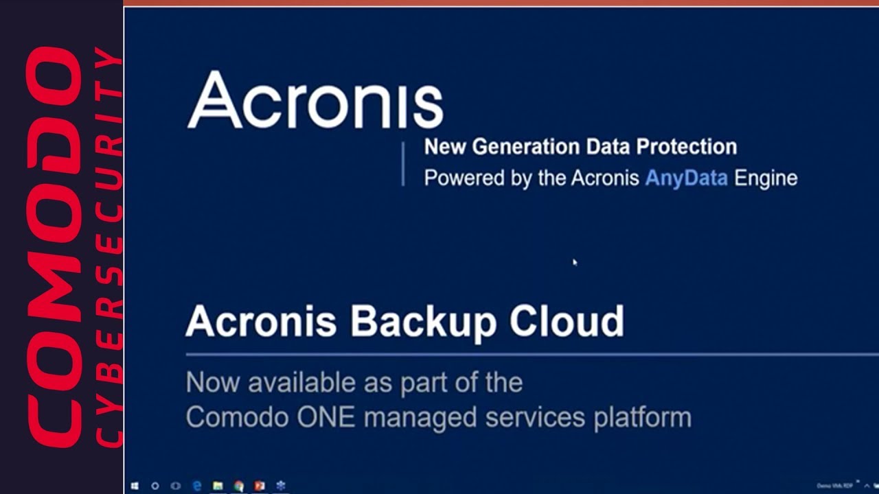 Preventing Data Loss with Comodo ONE’s Backup Cloud Solution – Acronis ...