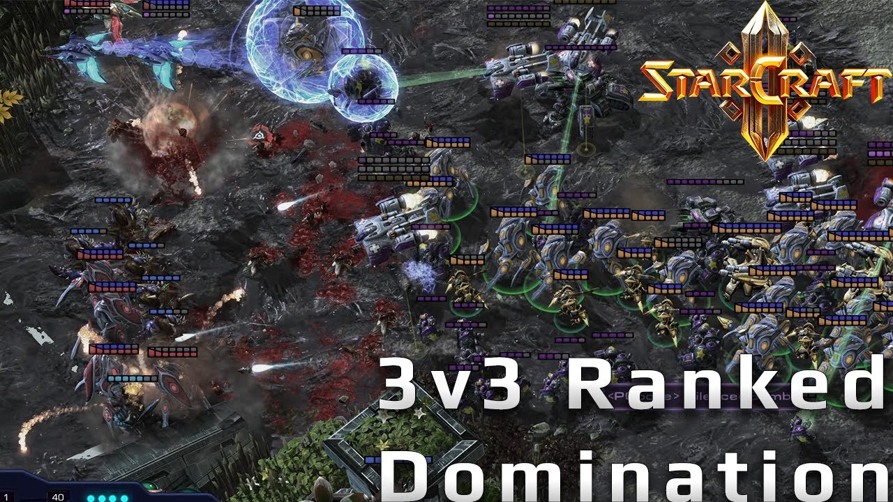 Starcraft 2 - Ranked 3v3 Ladder With Friends - YouTube