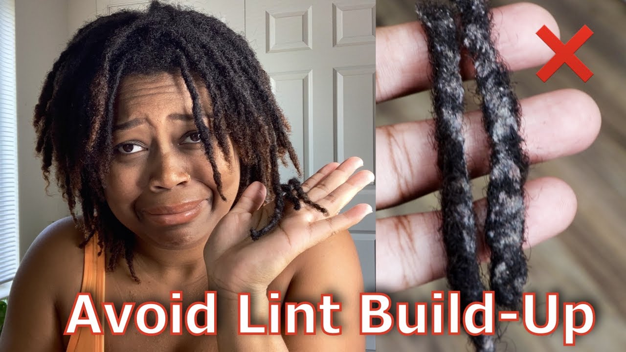 Tips to Prevent Lint on Locs | Avoid Lint Build-Up All Together - YouTube