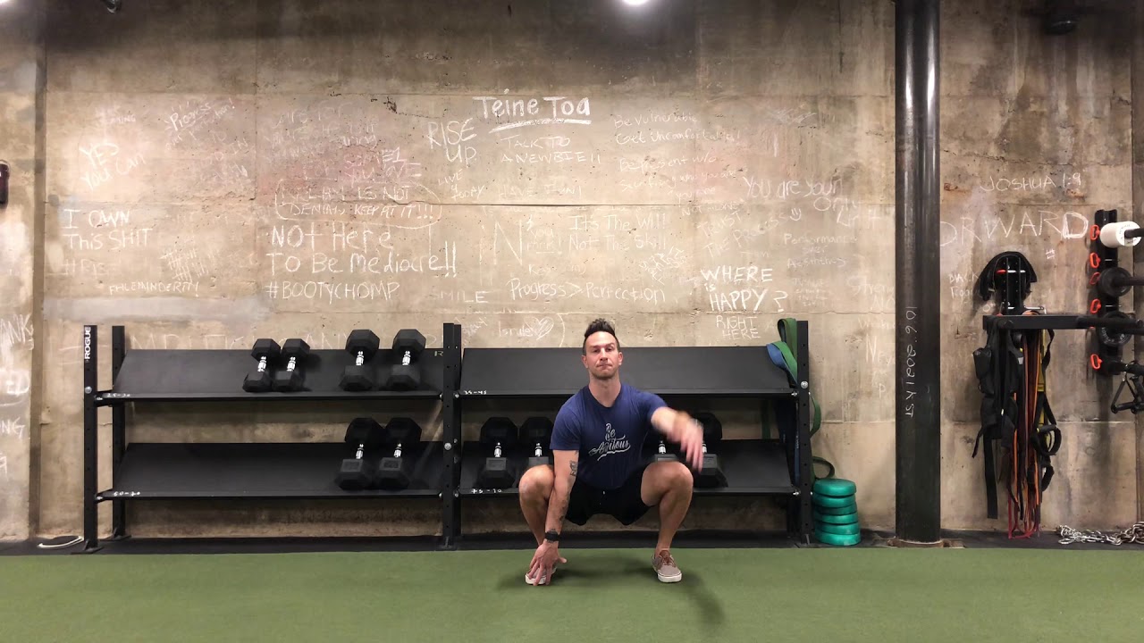 Bottom Up Mobility Squat Sequence - YouTube