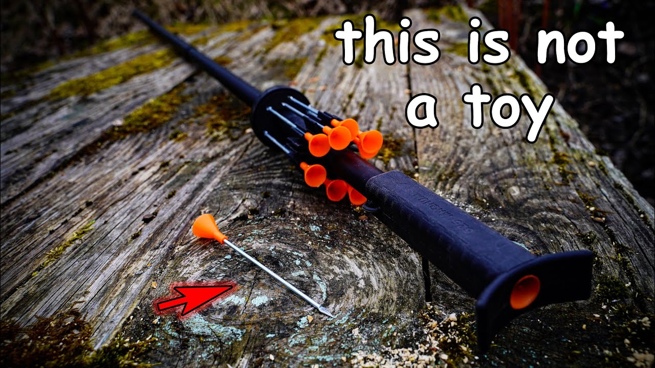This Amazing Blowgun Exceeds All Expectations - YouTube
