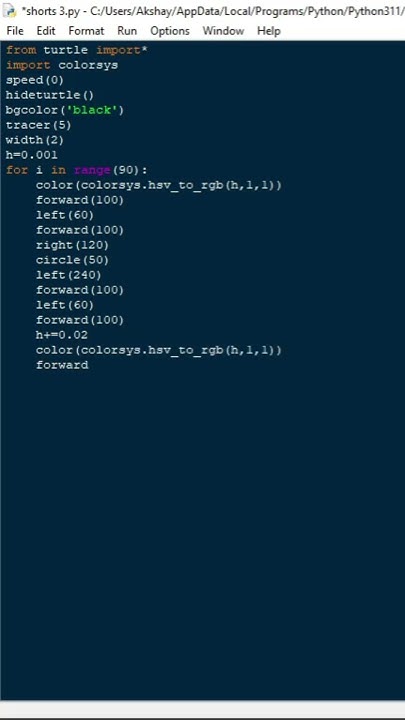 How to make Beautiful Pattern Design in Python (Turtle) | YouTube ...