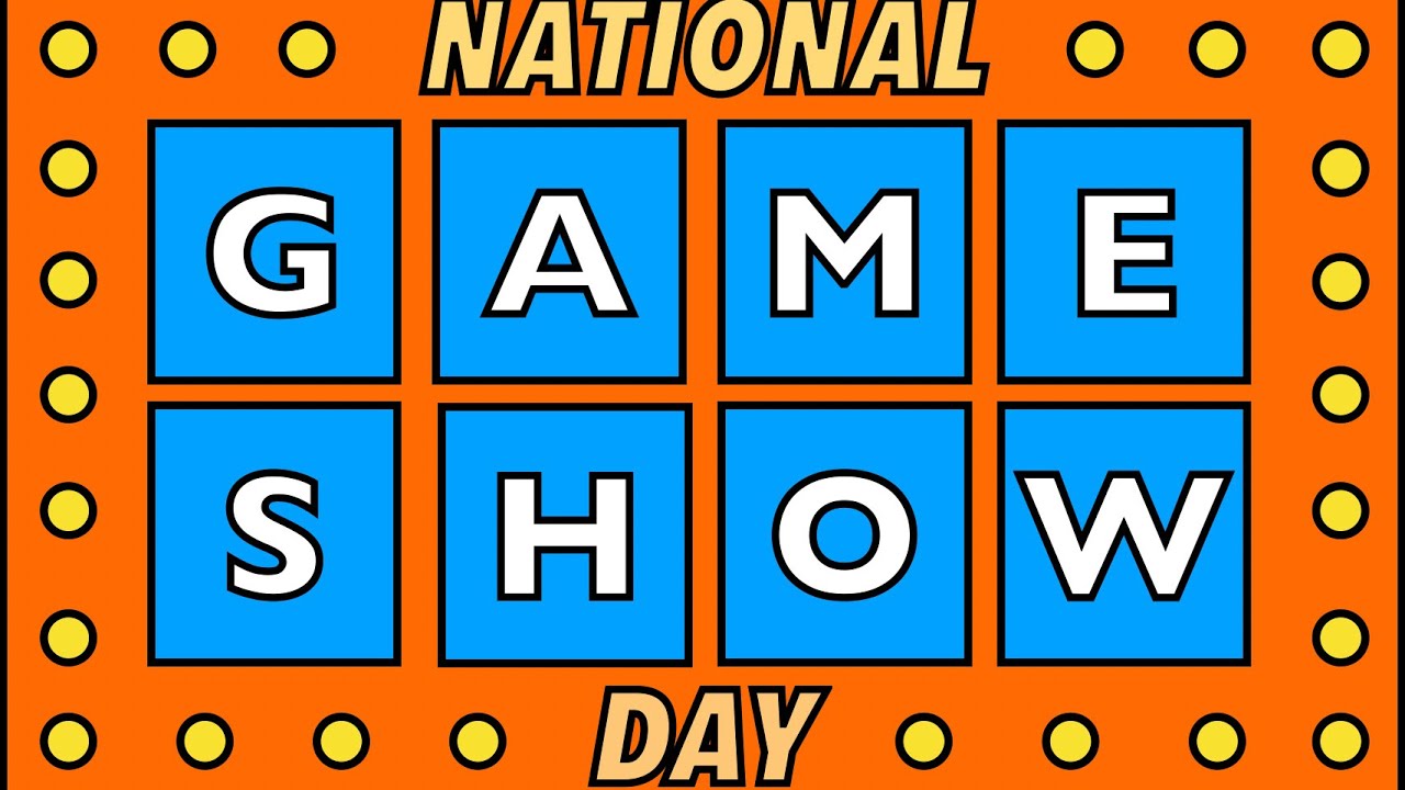 Happy National Game Show Day! (June 1) - YouTube