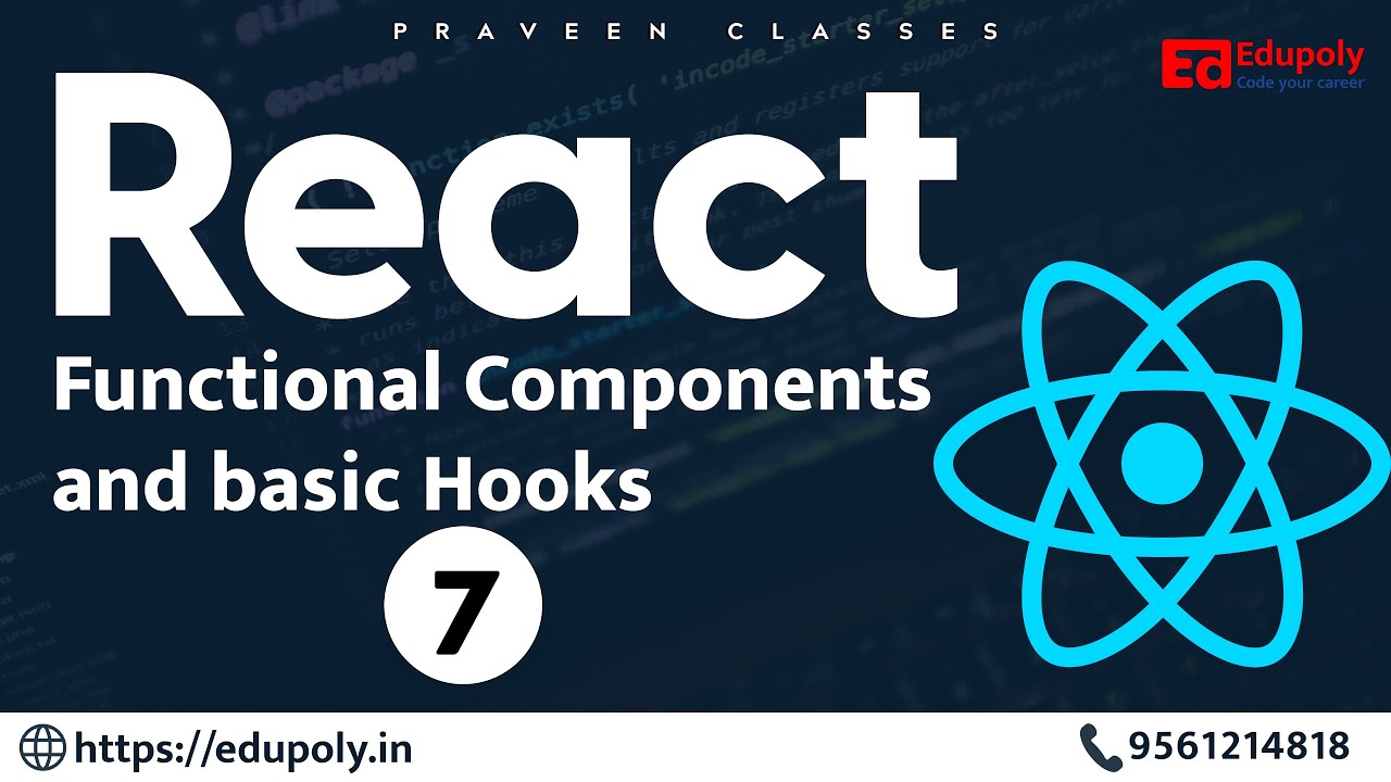 ReactJS Functional Components and basic Hooks - YouTube