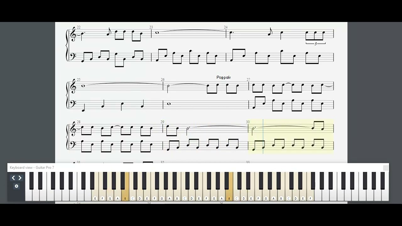 Ερωτευόμαστε Ξανά - Παρτιτούρα - YouTube