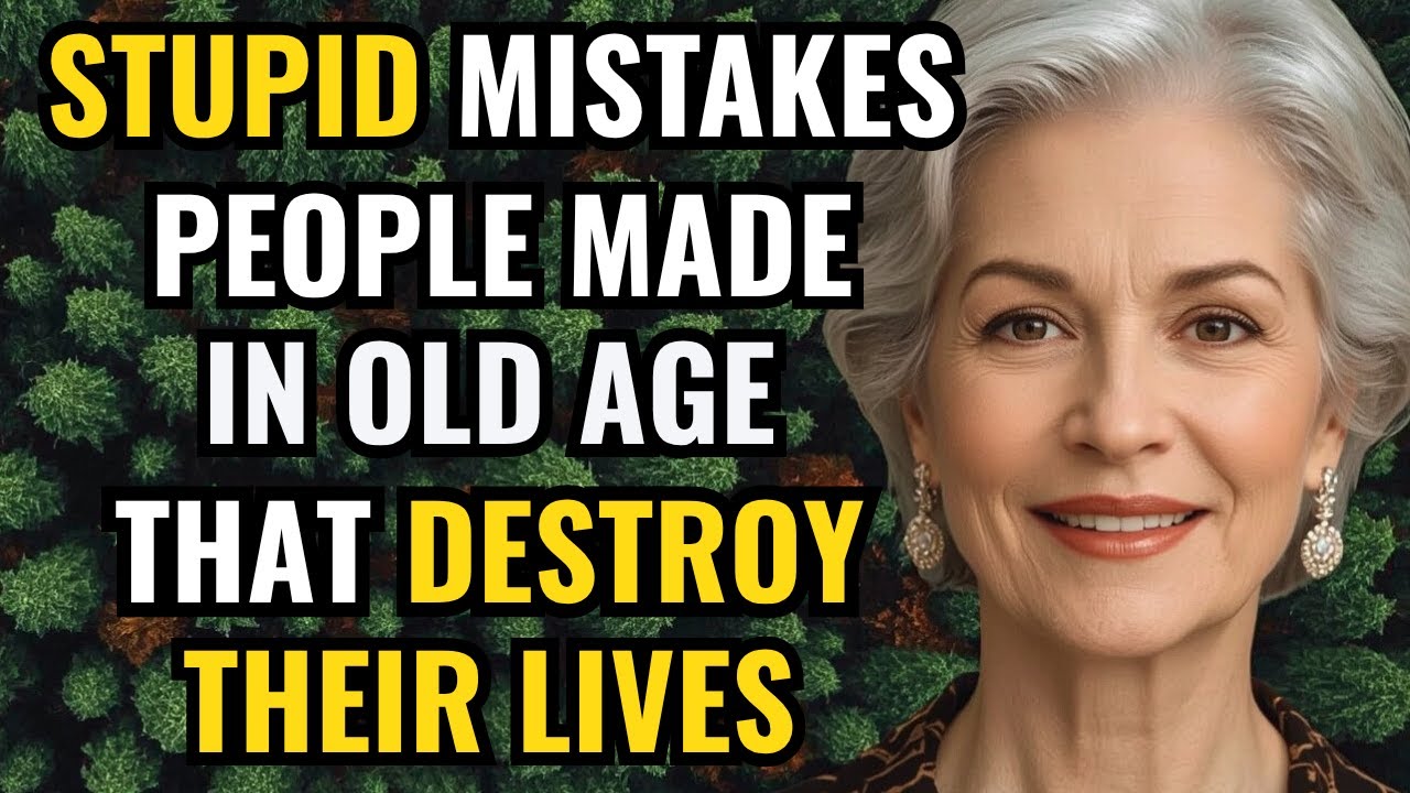 5 HUGE Mistakes to AVOID in Old Age for a Happier Life! - YouTube