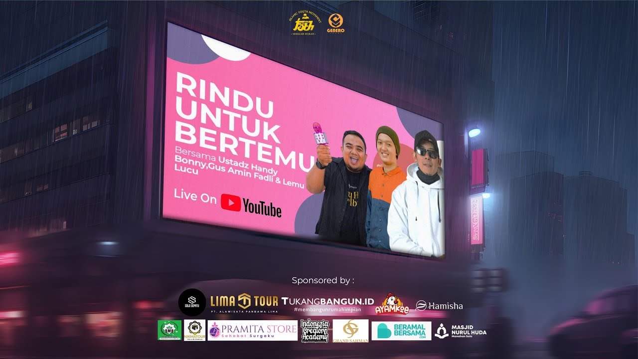 🔴 LIVE TAHRIB RAMADHAN || RINDU UNTUK BERTEMU || UST. HANDY BONNY - YouTube