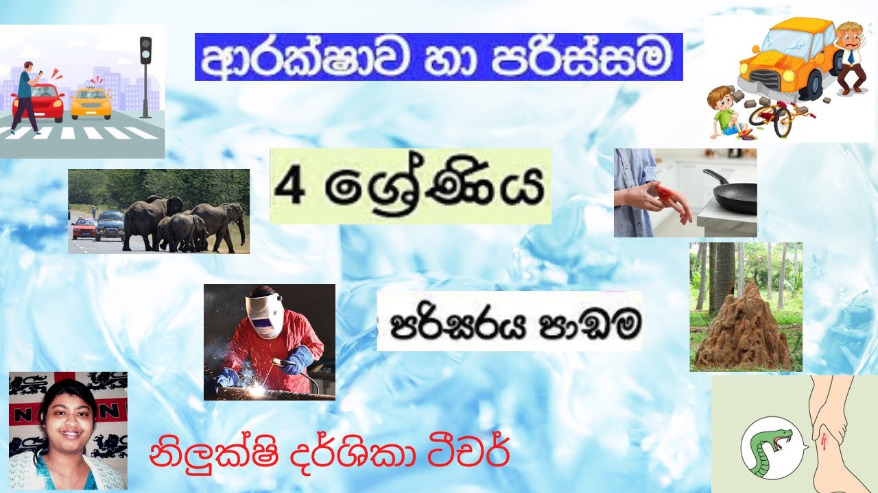 ආරක්ෂාව හා පරිස්සම | Grade 4 Parisaraya |4 ශ්‍රේණිය පරිසරය|Safety and ...
