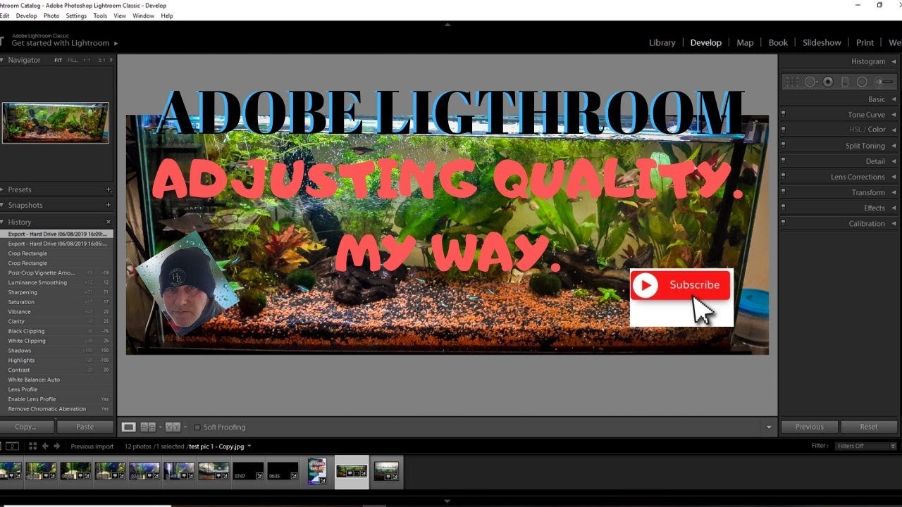 Adobe Lightroom test - YouTube