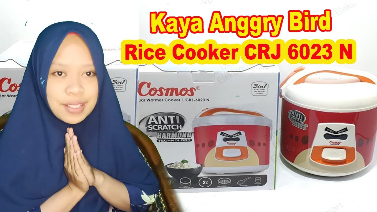 Ini Si bentuknya Lucu | Review Rice Cooker Cosmos CRJ 6023N - YouTube