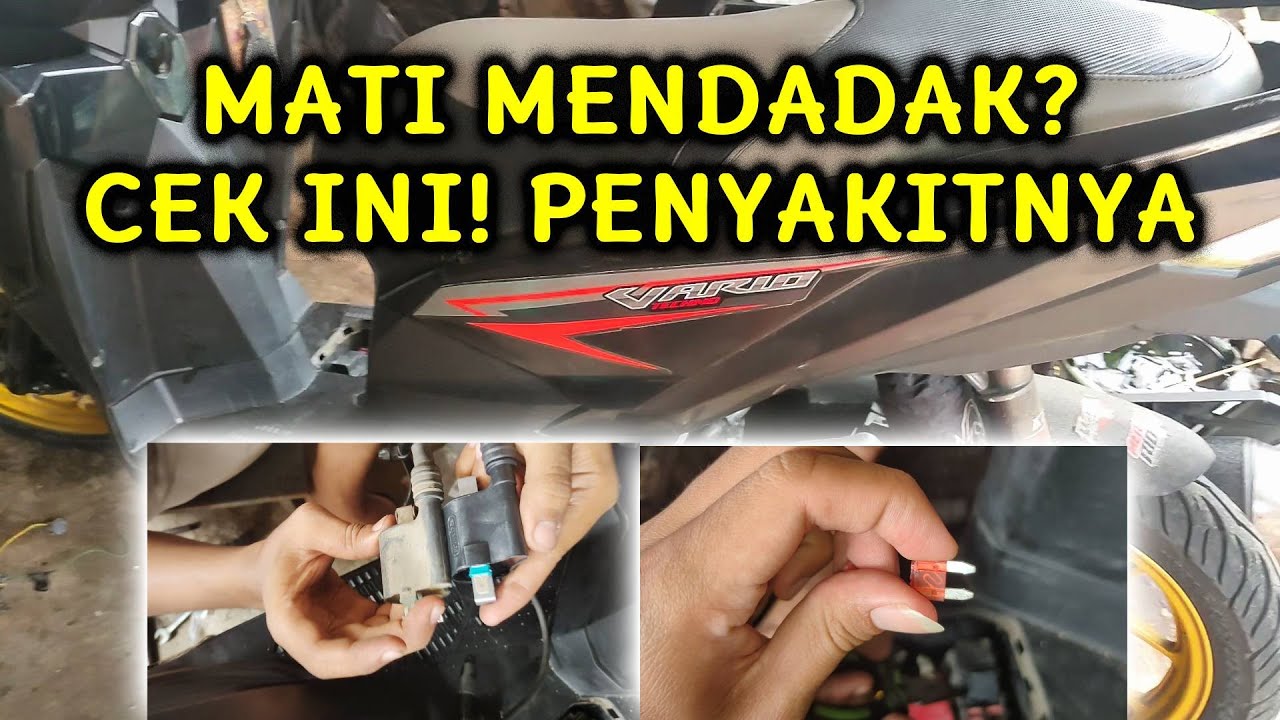 Cara Memperbaiki Motor Vario 125 LED Mati Mendadak | PENYAKIT VARIO ...
