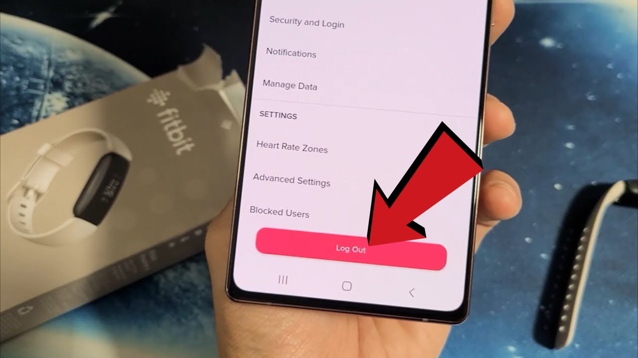 Fitbit App: How to Log Out / Sign Out - YouTube