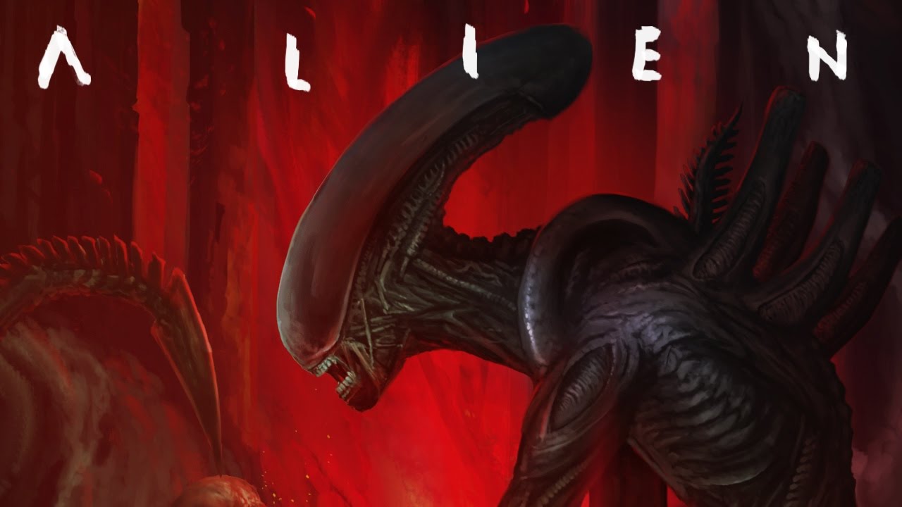 Alien fan art timelapse - YouTube