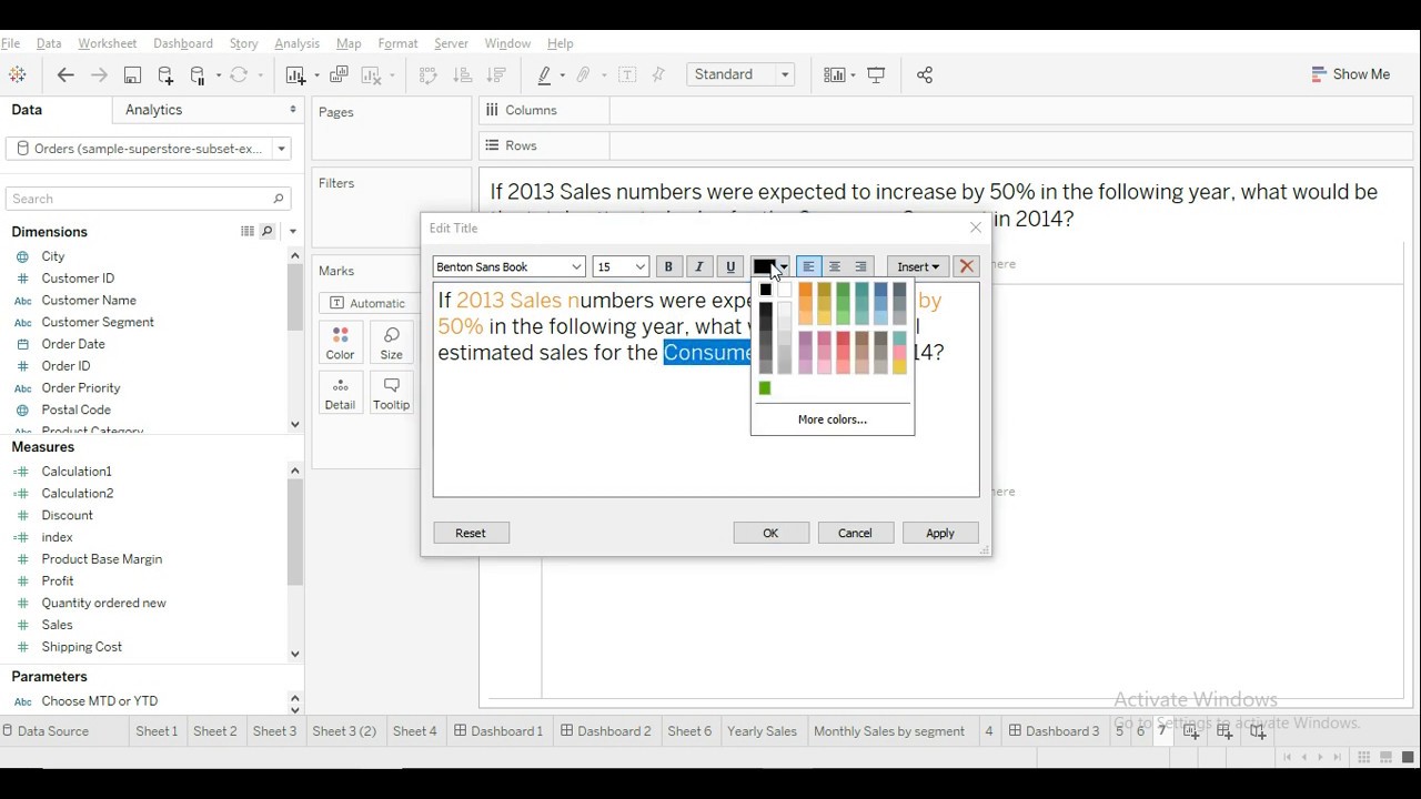 Tableau Desktop QA - Sample Question 7 - YouTube