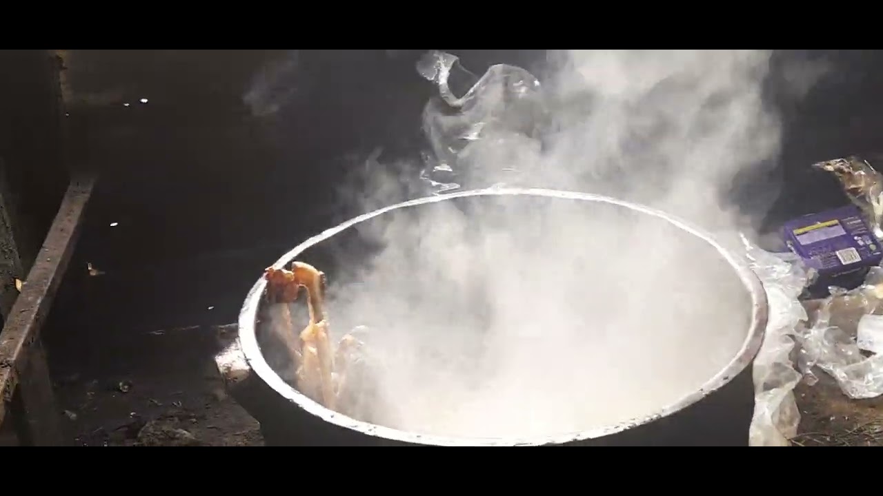 viral boiling cow head and mutura aluminum sufuria pot# - YouTube