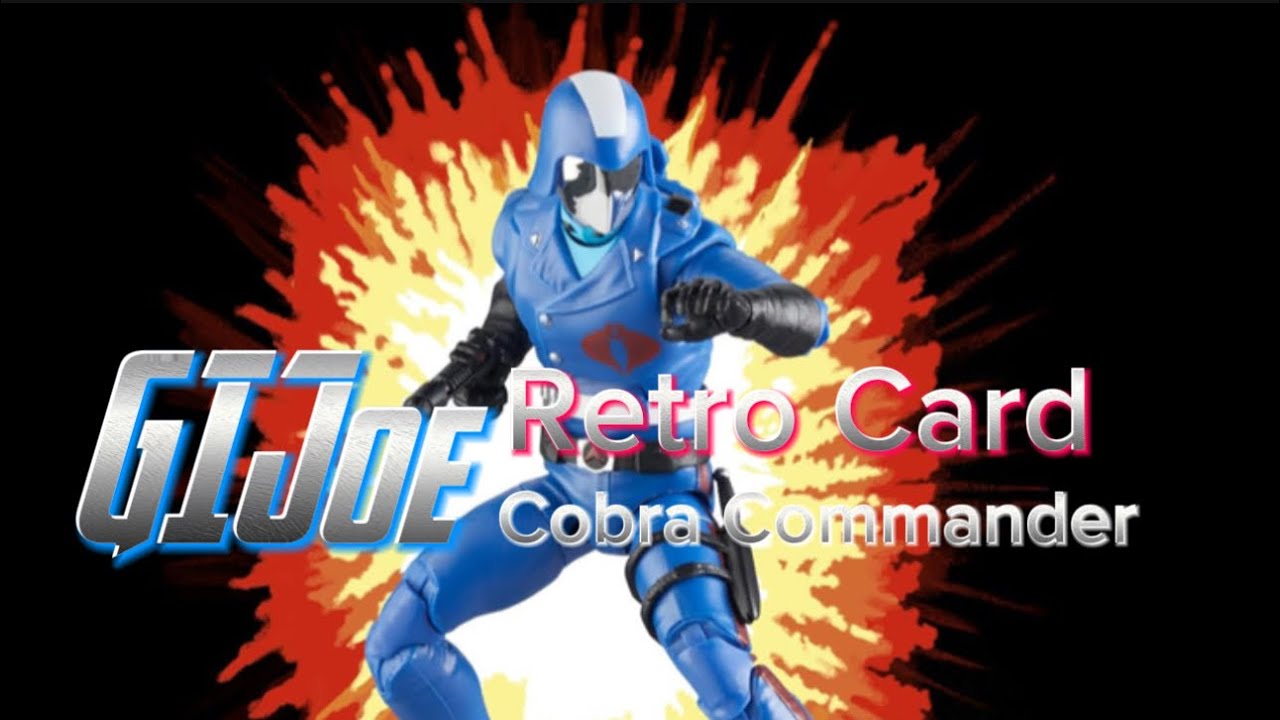 Cobra Commander Retro Card - YouTube
