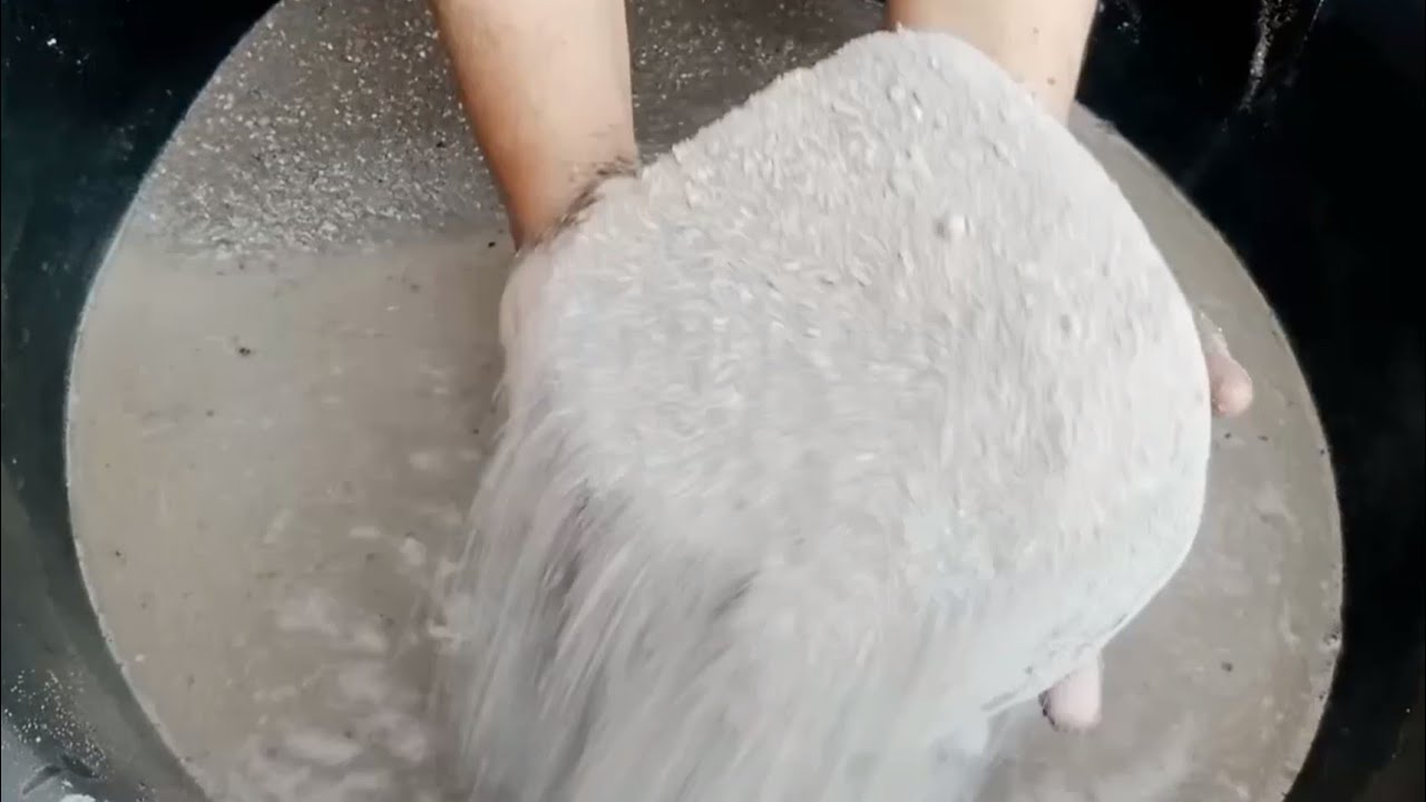 Asmr- zero size grainy stones sandcement foamic crumbling/satisfying ...