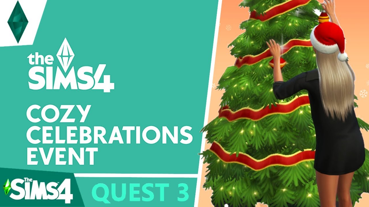 Let's play Cozy Celebrations Event ️☃️| Quest 3 | The Sims 4 - YouTube