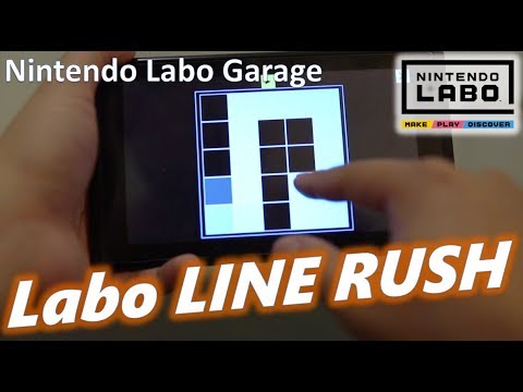 Nintendo Labo Garage - Labo LINE RUSH - YouTube