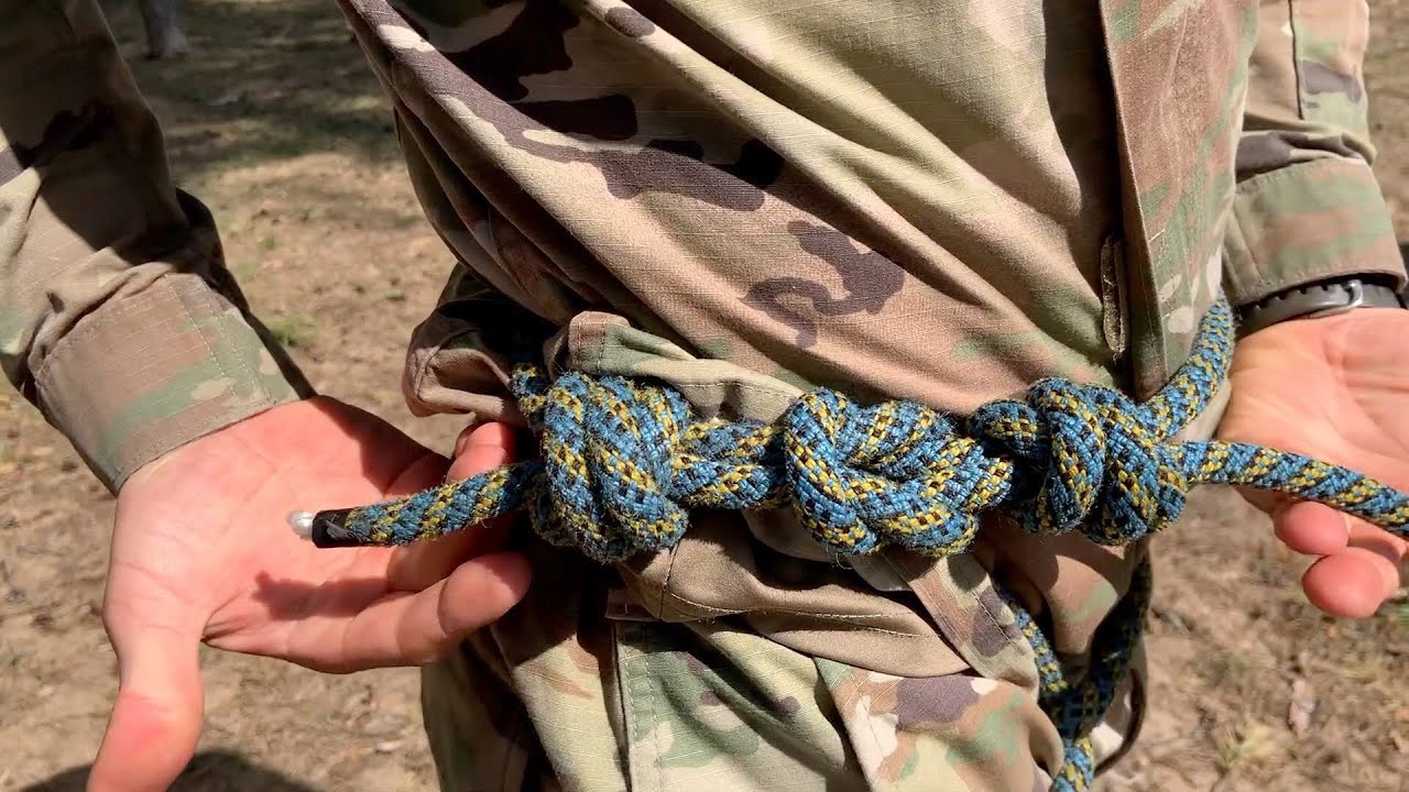 How to make a Harness with a Rope - YouTube