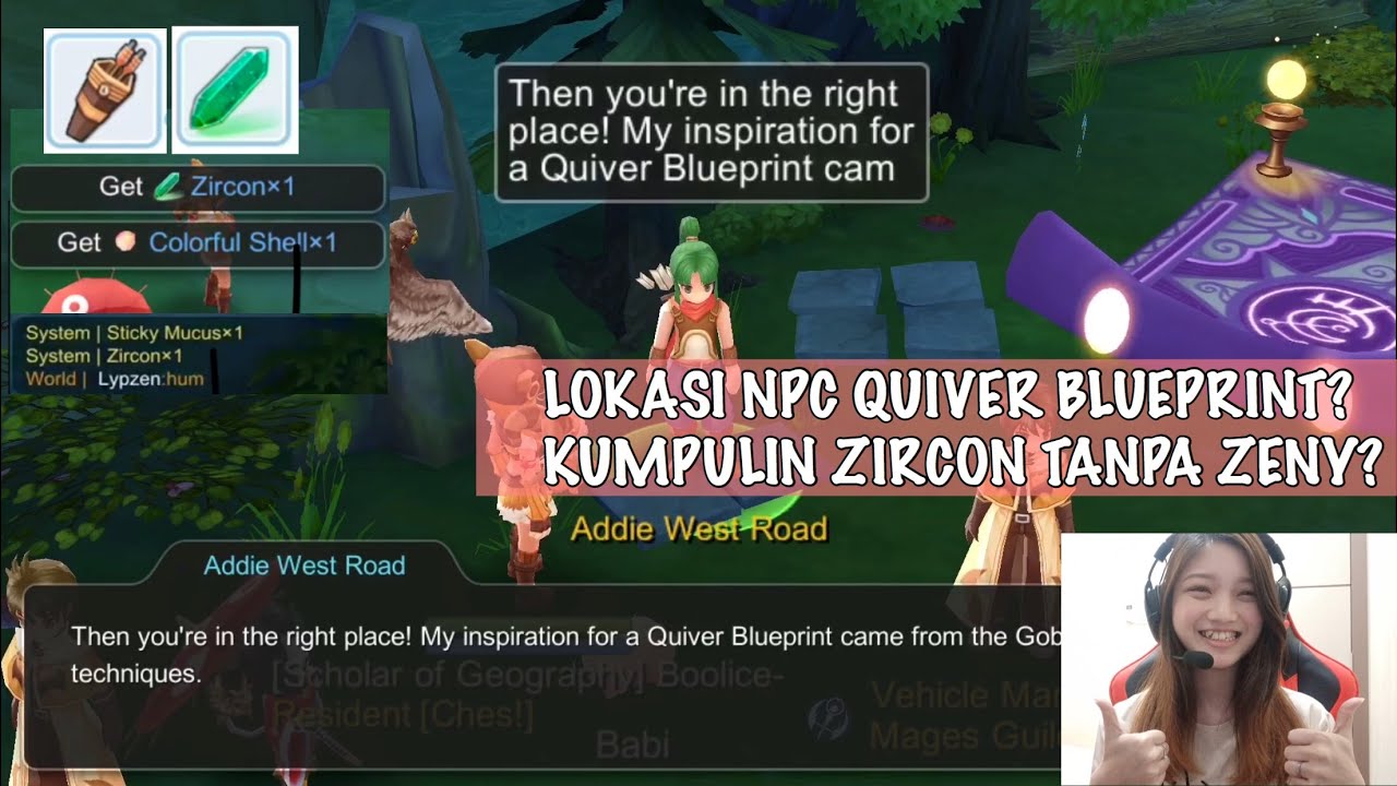 CRAFT ARROW QUIVER - CARA MENDAPATKAN ZIRCON TANPA MENGGUNAKAN ZENY ...