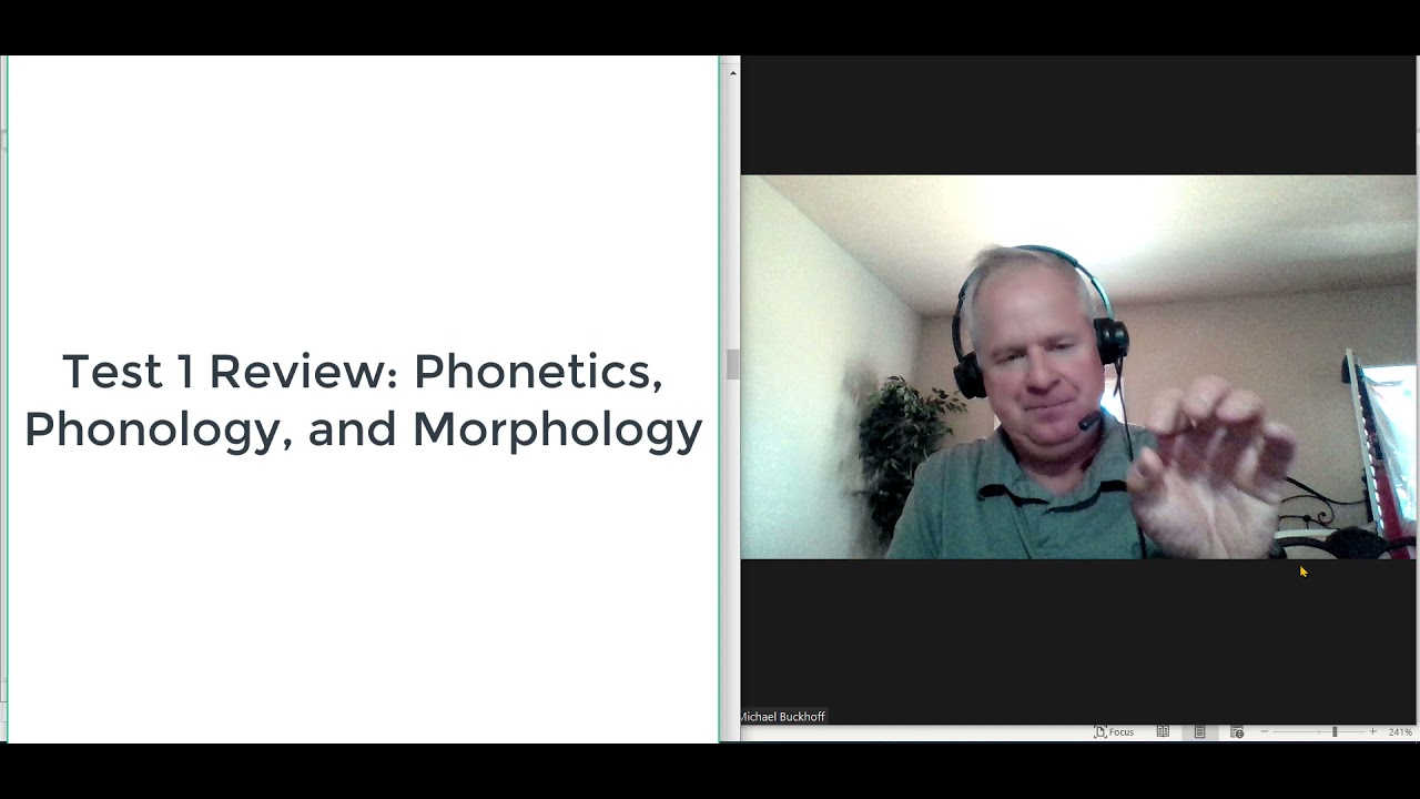 Test 1 Review: Phonetics, Phonology, and Morphology - YouTube