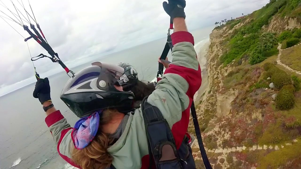 Swathi Tadepalli Paragliding at Torrey Pines Gliderport - YouTube