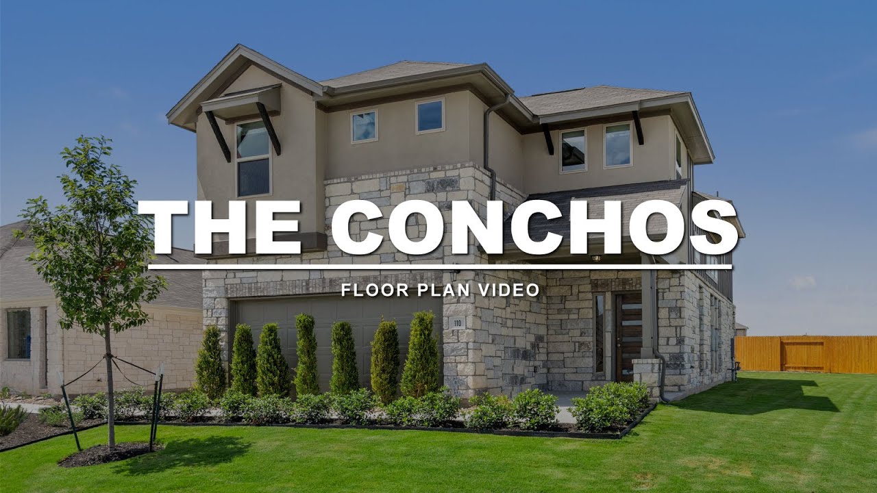The Conchos Floor Plan at Crosswinds - YouTube