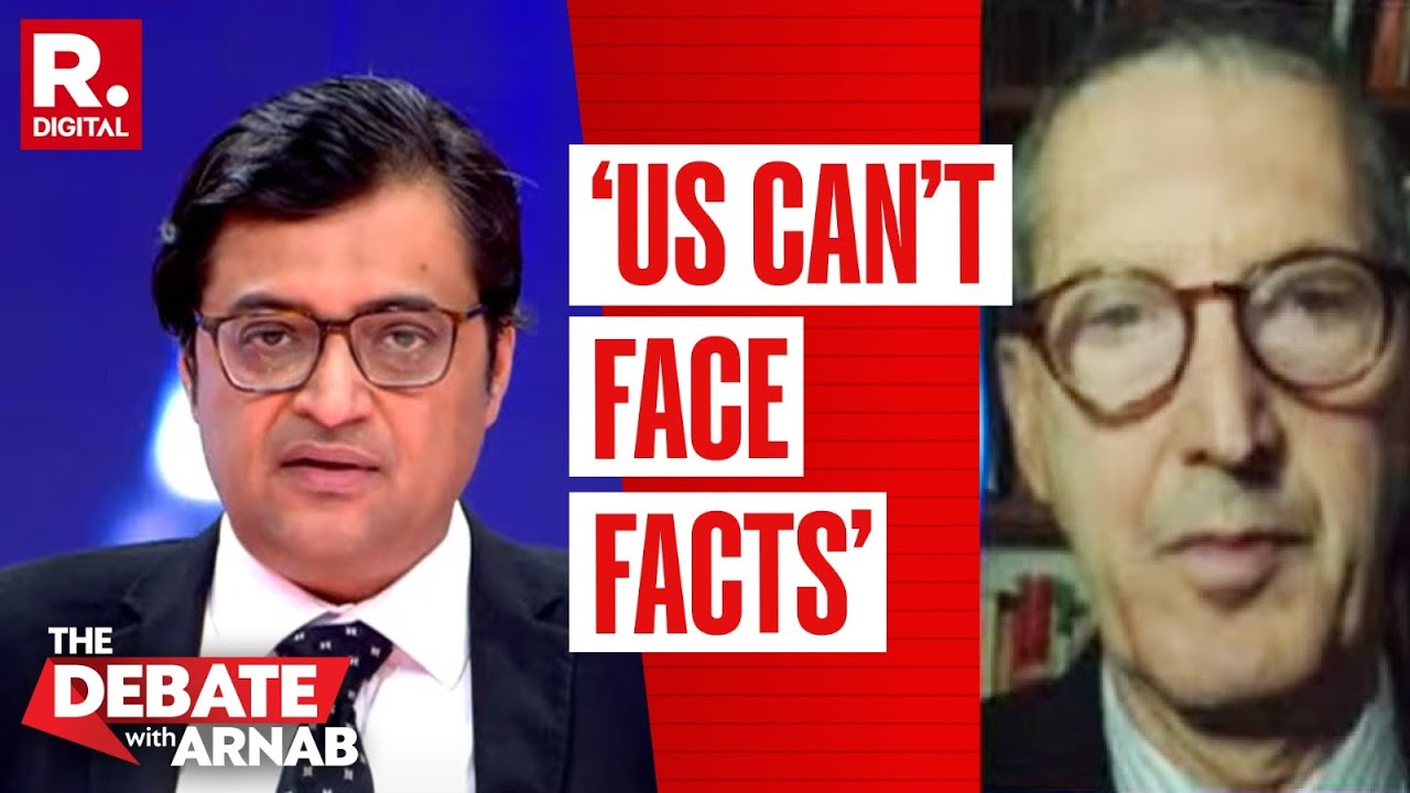 US Professor Edward P Joseph Runs Away From Debate When Arnab Confronts ...