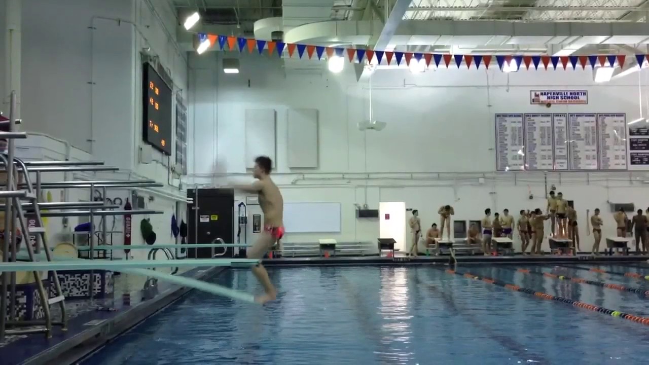 Zach Richards diving recruit video - mid season update - YouTube