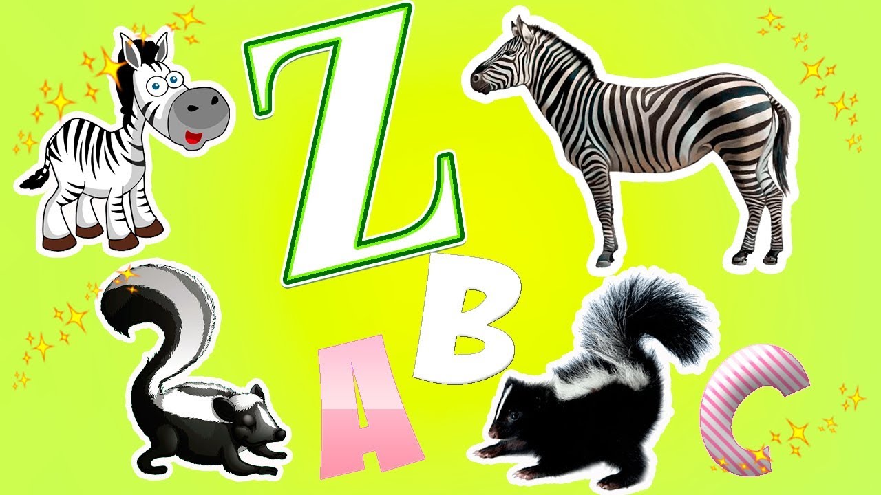 Learn Alphabet with Cartoon & Real Animals for children | ABC Wild ...