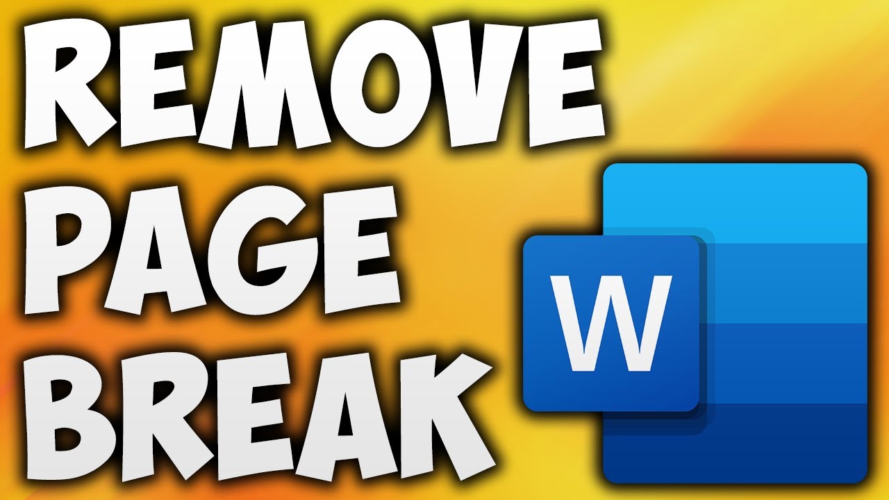 How Do You Remove Page Break in Word - Delete a Page Break in Word ...
