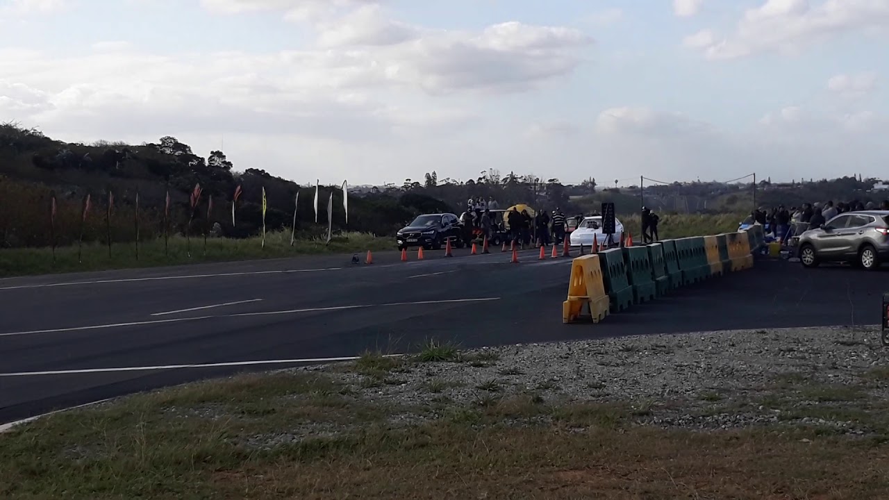 Fanie Fourie piloting Czank Racing Lexus Pro Mod exhibition - YouTube