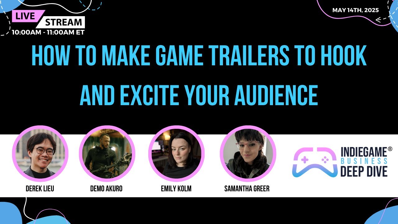 How to Make Game Trailers to Hook and Excite Your Audience - YouTube