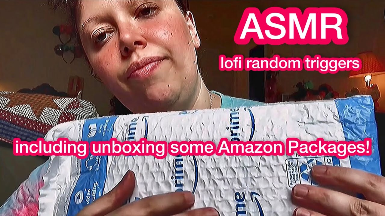 ASMR // Lofi Triggers 💘 Crinkles, Tapping, Whispering and Soft Spoken Rambling - YouTube