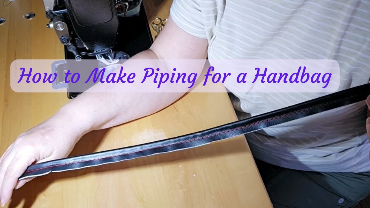 DIY: How to Make Piping from Fabric/Sewing Tutorial - YouTube