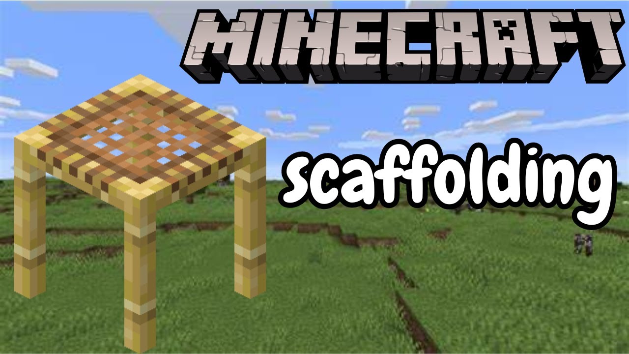 Hoe maak je scafolding in Minecraft - YouTube