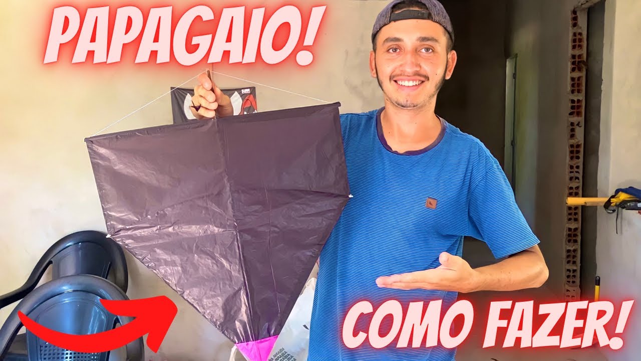 COMO FAZER PIPA PAPAGAIO MUITO FÁCIL PASSO A PASSO /- como fazer pipa ...