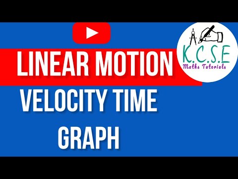 LINEAR MOTION & VELOCITY TIME GRAPH - YouTube