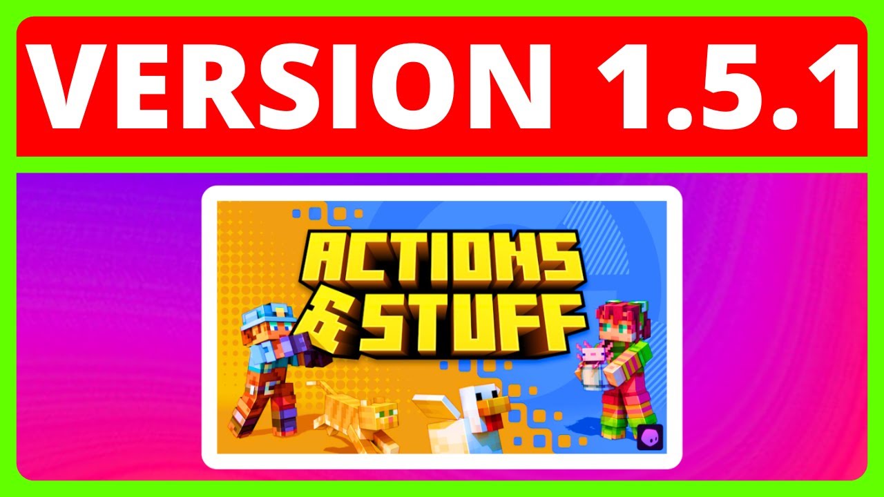 Actions & Stuff 1.5.1 Showcase | How To Download And Install Actions ...