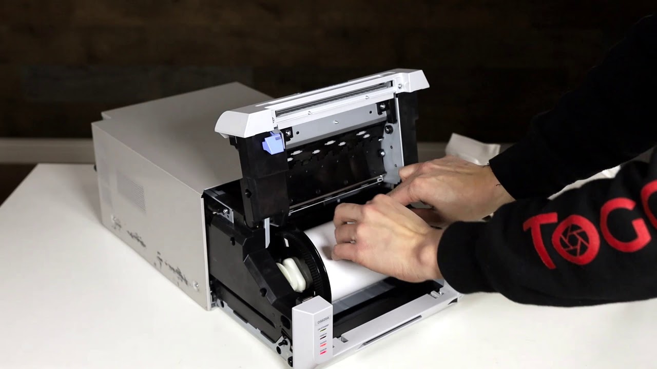 DNP DS620A How to Change Paper and Ink | Replace Media - YouTube