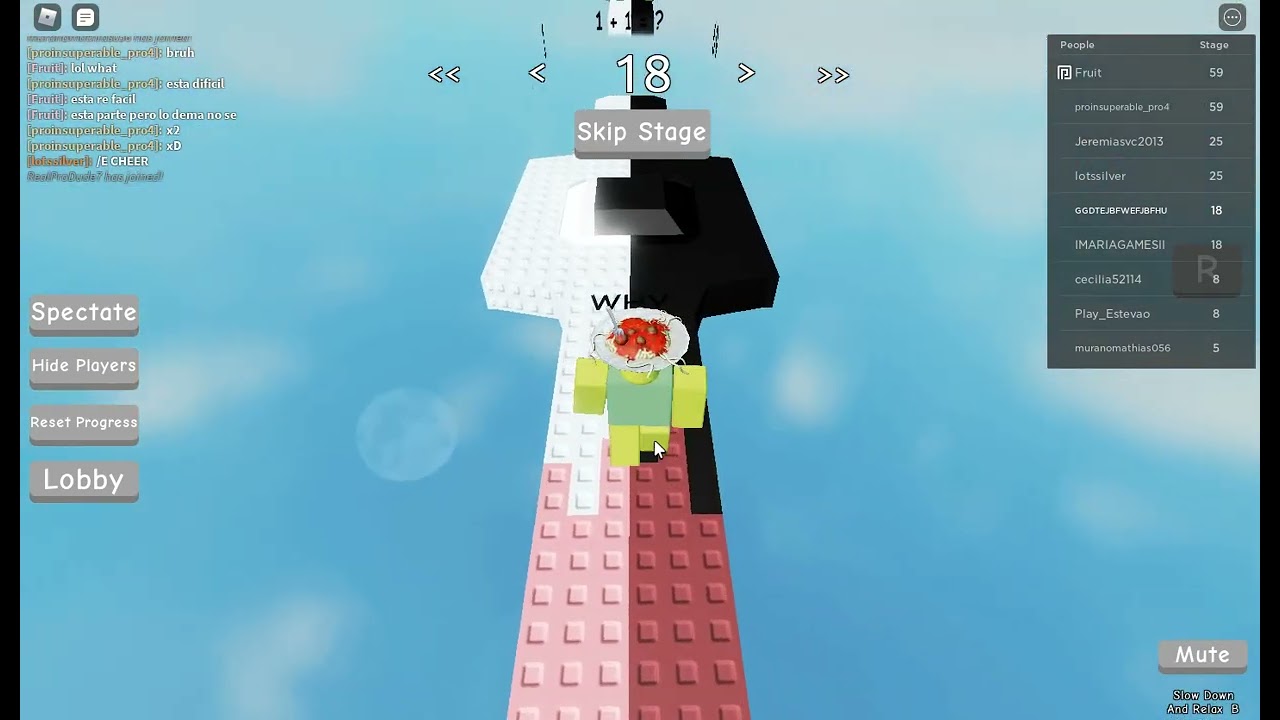 roblox TROLL Jump Per Difficulty Chart Obby Stage 18 - YouTube