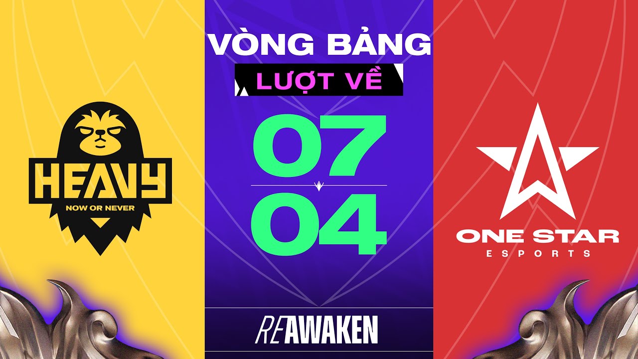 ONE STAR ESPORTS VS HEAVY | CHIẾN THẮNG NHỌC NHẰN | ĐTDV MÙA XUÂN 2024 ...