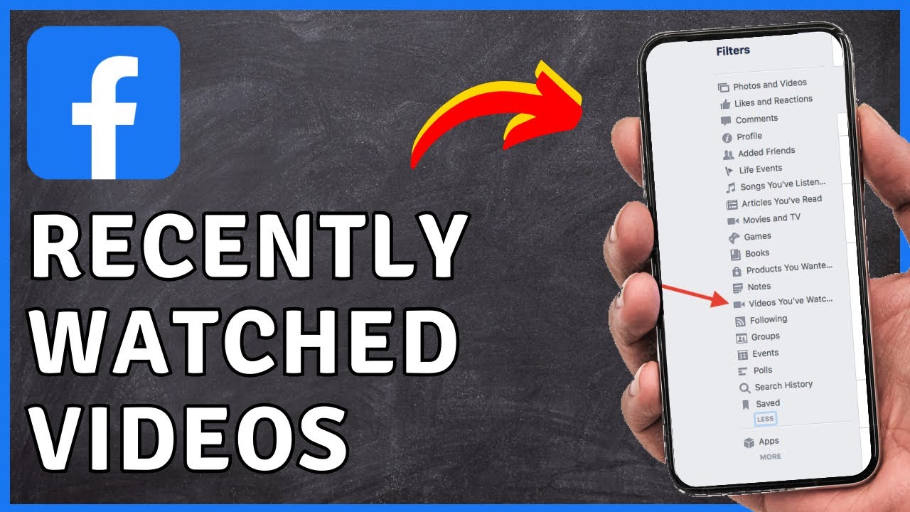 How to Find Recently WATCHED Videos on Facebook | Facebook Tutorial ...