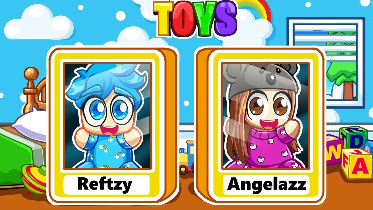 ANGEL and REFTZY Turn into TOYS in ROBLOX! - YouTube