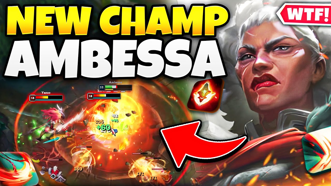 Ambessa Full Gameplay | New Energy Champ with MOBILITY on EVERY ABILITY!? - YouTube