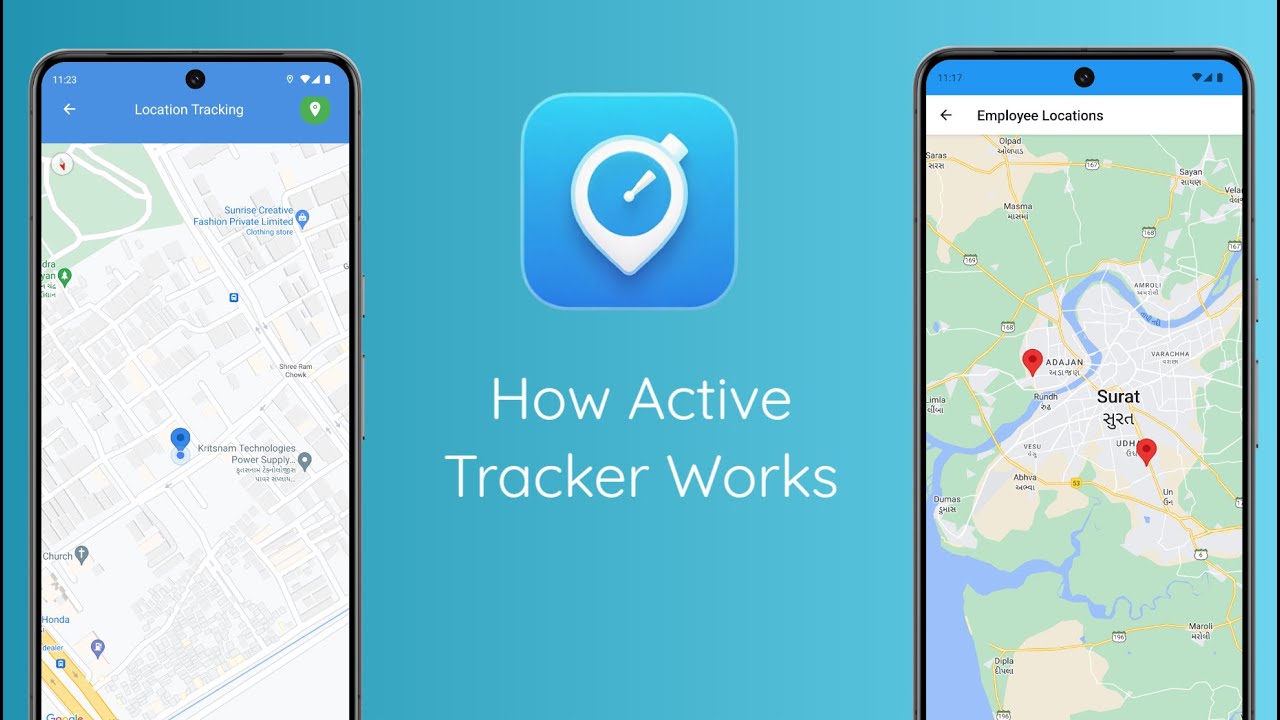 Working Of Active Tracker: A live tracking application - YouTube