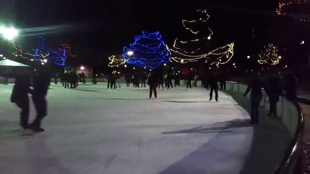 Ice Skating On Frog Pond - Boston Common - YouTube