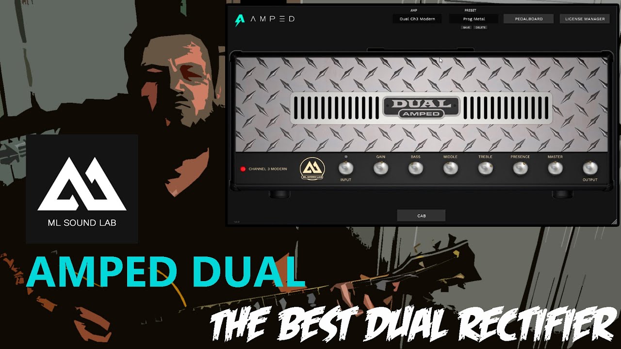 EL MEJOR PLUGIN MESA BOOGIE DUAL RECTIFIER. ML Sound Lab Amped Dual ...